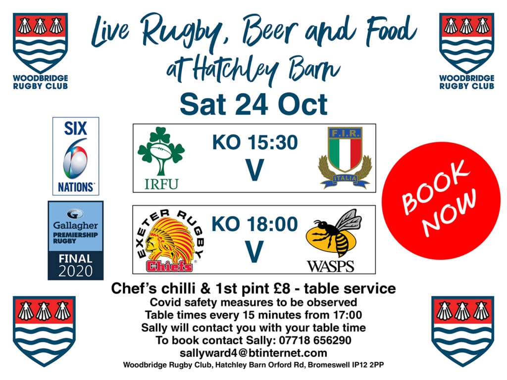 First Class Rugby, Food and Bar - Woodbridge Rugby ClubWoodbridge Rugby ...
