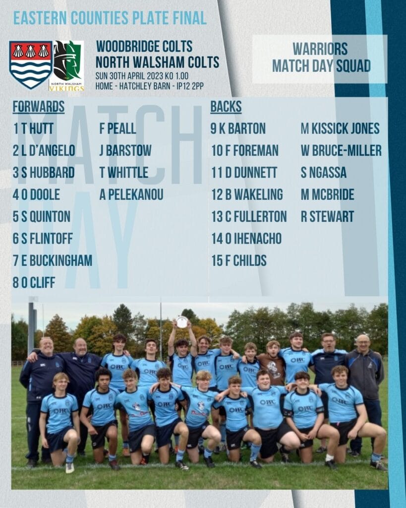 Warriors 1st XV - Woodbridge Rugby ClubWoodbridge Rugby Club